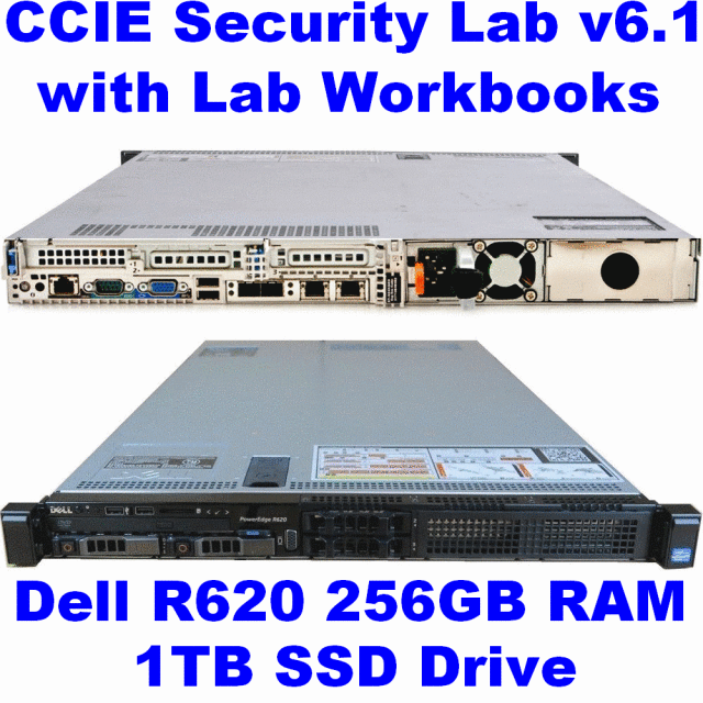 Cisco CCIE Security v6 Labs fully configured and ready to use