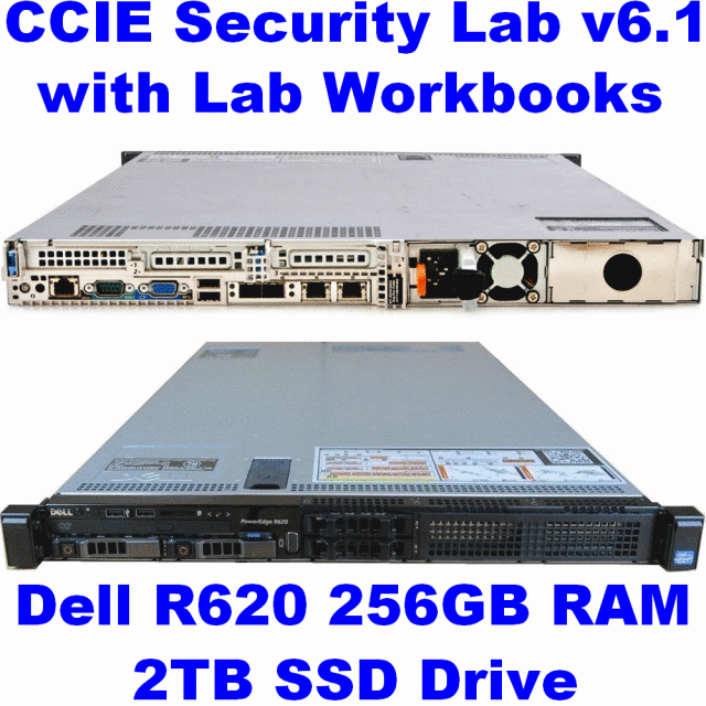 Cisco CCIE Security v6 Labs fully configured and ready to use
